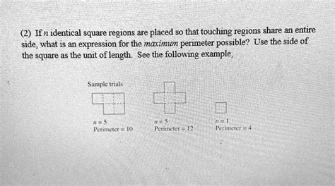 2 Ifn Identical Square Regions Are Placed So That Touching Regions