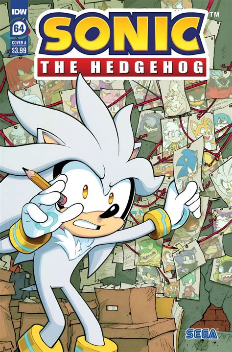 Sonic Idw Cover Sonic The Hedgehog Silver The Hedgehog Sonic