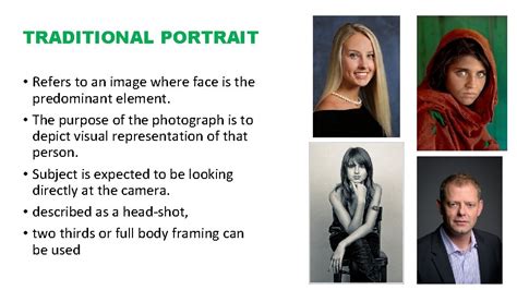 Types Of Portraiture Photography The Basic Definition Of