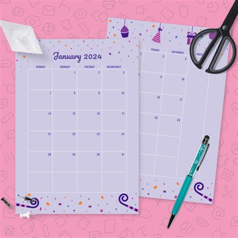 Birthday Calendar Birthday Calendar Templates PDF