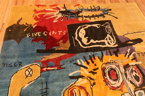 Nazmiyal Collection Modern Basquiat Inspired Art Area Rug 6 Ft 9 In X