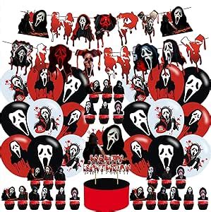 Scream Birthday Backdrophorror Movie Theme Party Decorations Includes