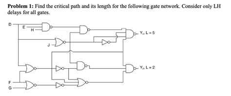 Solved Problem 1: Find the critical path and its length for | Chegg.com