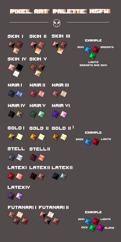 Pixel Art Pallete NSFW By EmaDArt