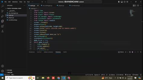Muneeb Ahmed On Linkedin 100daysofcode Python Turtlecrossing Oop