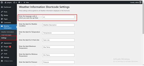 display current weather info for wordpress by narola17 codester