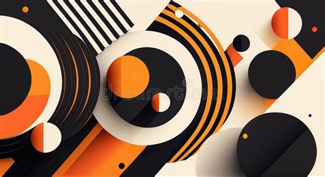 Minimalistic Vector Style Design Featuring Overlapping Circles And