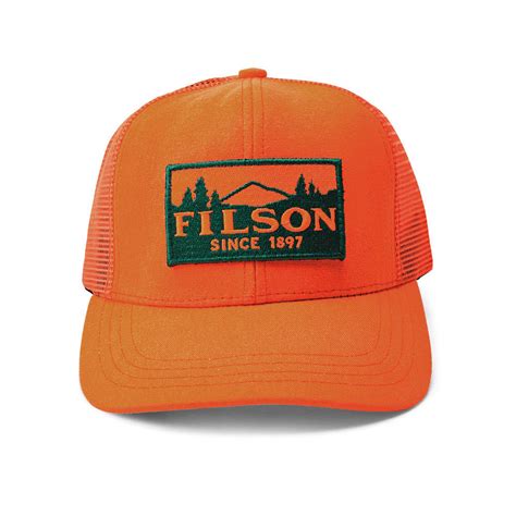 Filson Logger Mesh Cap Blaze Orange 818077