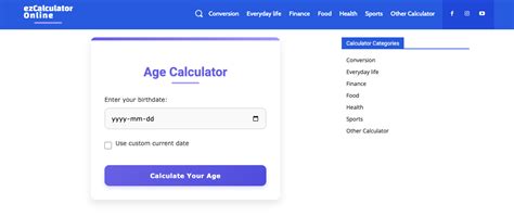 Calculate Your Exact Age Instantly With Age Calculator