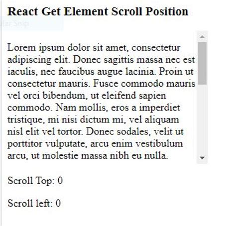 React Get Scroll Position Detecttrack Scroll Position Of Div