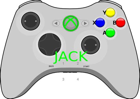 Xbox 360 Controller Clip Art