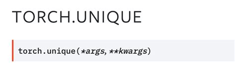 Torch Unique Signature Is Not Descriptive Issue Pytorch Pytorch Github