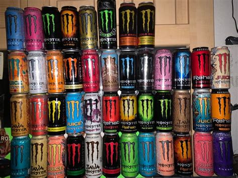 I Put My Monster Can Collection In A Random Shuffled Order 45