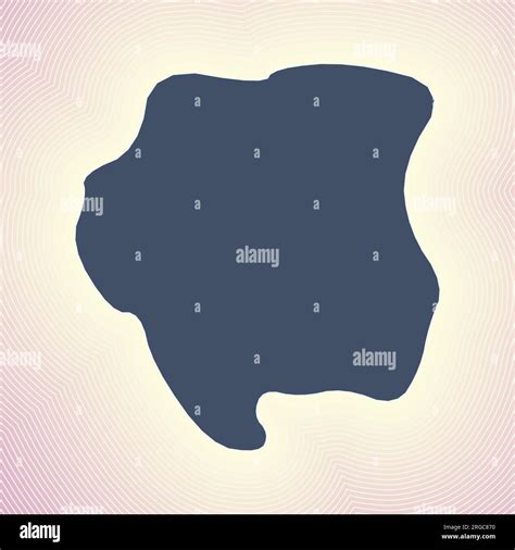 Suriname Map Icon Country Shape On Radiant Striped Gradient Background Suriname Vibrant Poster