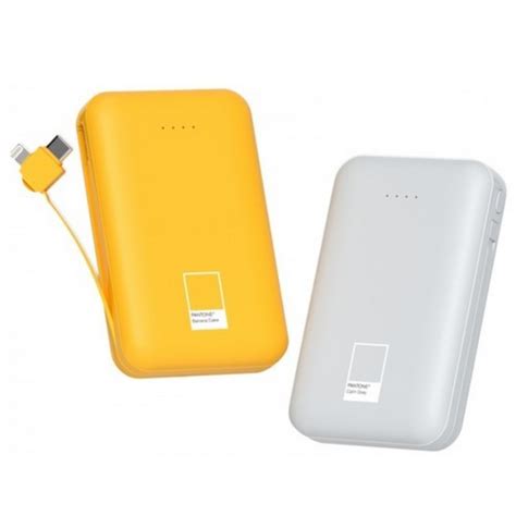 팝스포유 팬톤 퀵차지3 0 보조배터리 Pgb 03 10000mah 옐로우 보조배터리 10 000mah 고속충전 퀄컴퀵차지3 0 충전포트 2포트 타입a 1포트 타입c