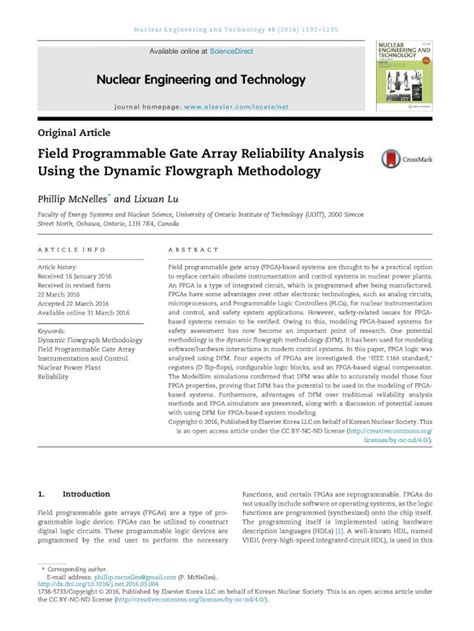 Pdf Nuclear Engineering And Technology Core · Dfm Overview Dfm