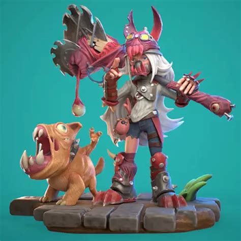 Axe Wielder 3d Fanart