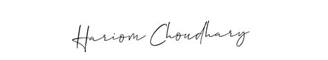 71 Hariom Choudhary Name Signature Style Ideas Excellent Digital