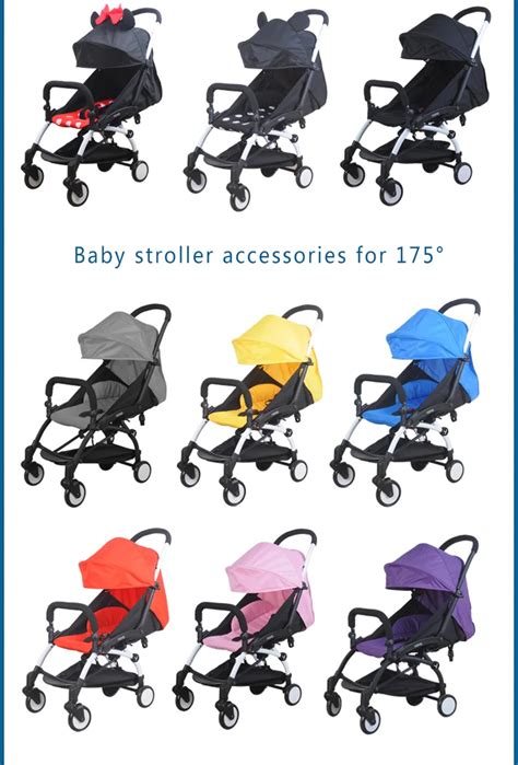 Lowered 175 Degrees Baby Stroller Pad+ Sun Shade Cover for Babyzen Yoyo ...