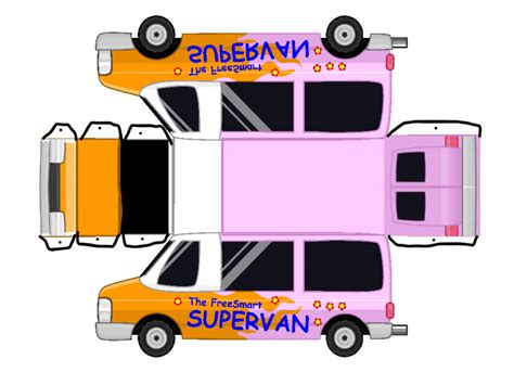 Papercraft Freesmart Supervan By Franchumar On Deviantart