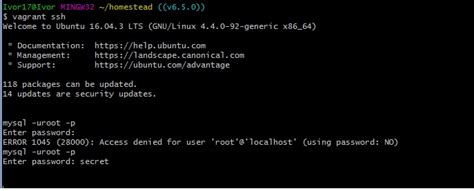 Php Connecting Homestead Laravel With Mysql Database Stack Overflow