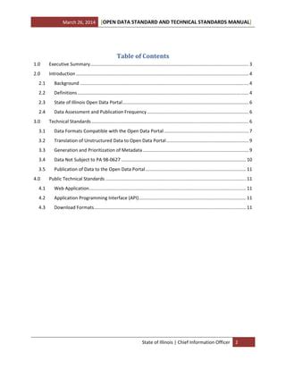 Open Data Standard And Technical Standards Manual PDF