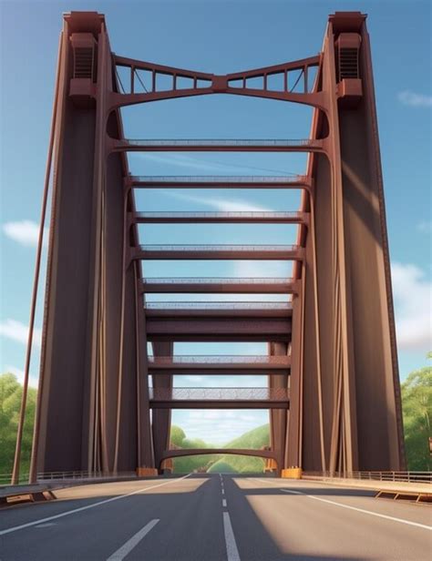 Remote View Of The Structural Resistance Premium Ai Generated Image