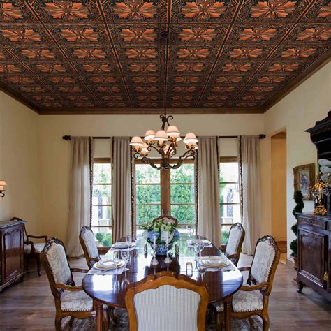 Helena Faux Tin Ceiling Tile 24 X 24 337 Pack Of 25 100sqft