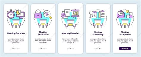 Meeting Norms Onboarding Mobile App Screen Ui Mobile Location Vector Ui Mobile Location Png