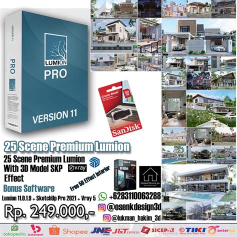 Jual Scene Effect Full Lumion 11 0 19 3d Sketchup Di Flashdisk 32 Gb