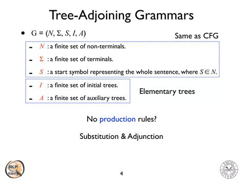 Cs571 Tree Adjoining Grammar Ppt