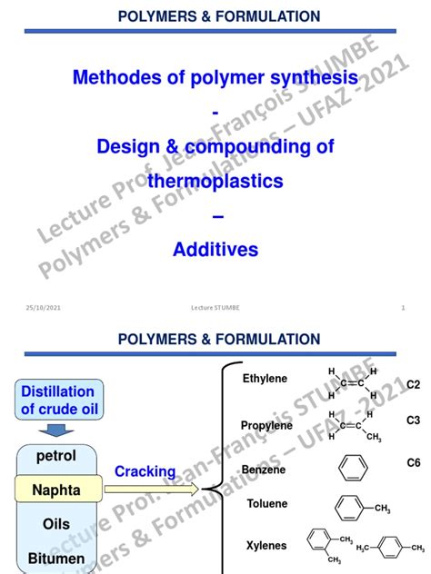 Polymers And Formulation Methods Synthesis And Industrial Processes Pdf Polymerization