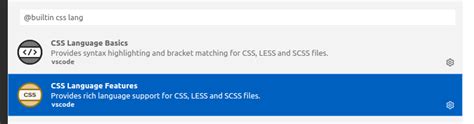 CSS Intelligence Not Working Issue Microsoft Vscode GitHub