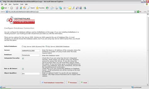 installing dotnetnuke 4 9 2 codeproject
