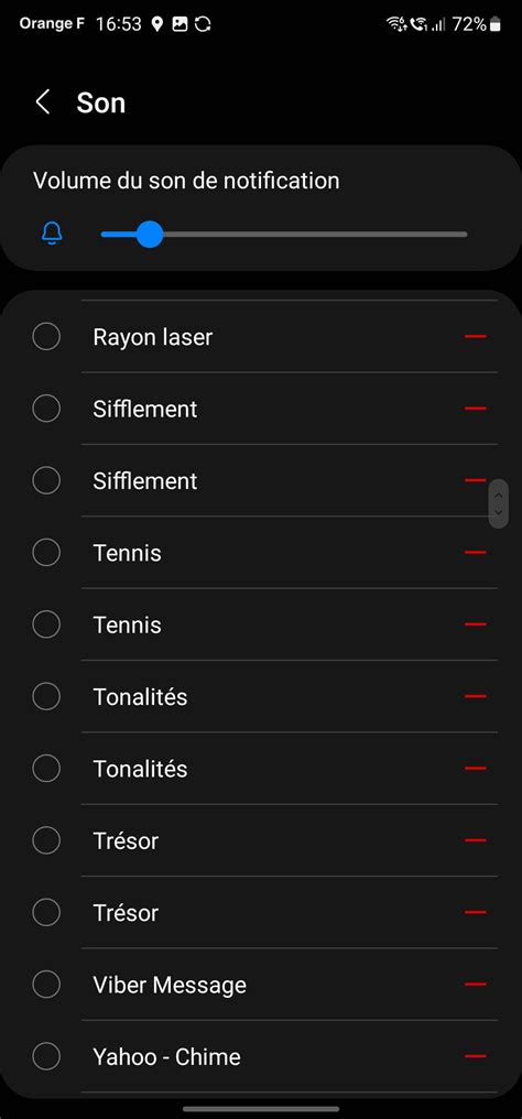 notification sonore comment attribuer un son à une appli sur android
