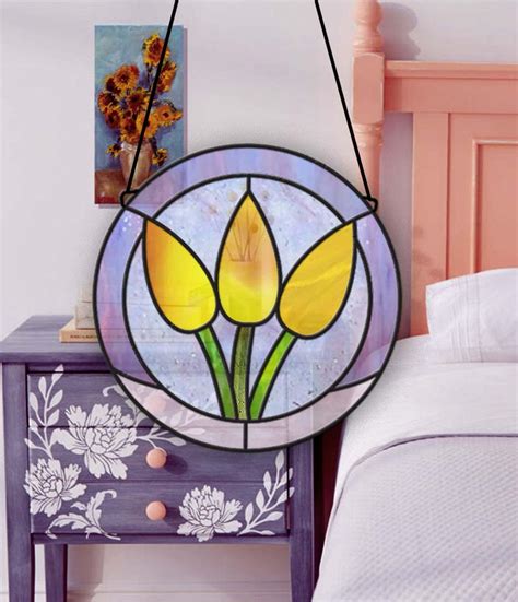 Beginner Stained Glass Daisy Pattern