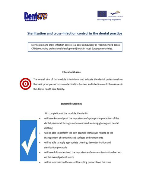 Wp5 Infection Control Content Of Exemplar Learning Module Pdf