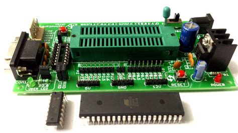 8051 Microcontroller Board With Zif Socket 8051 Kit My Technocare