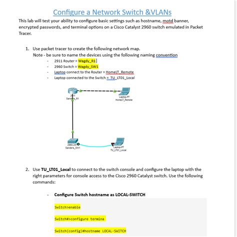 Solved 1 A Screen Shot Of The Network Diagram Built In