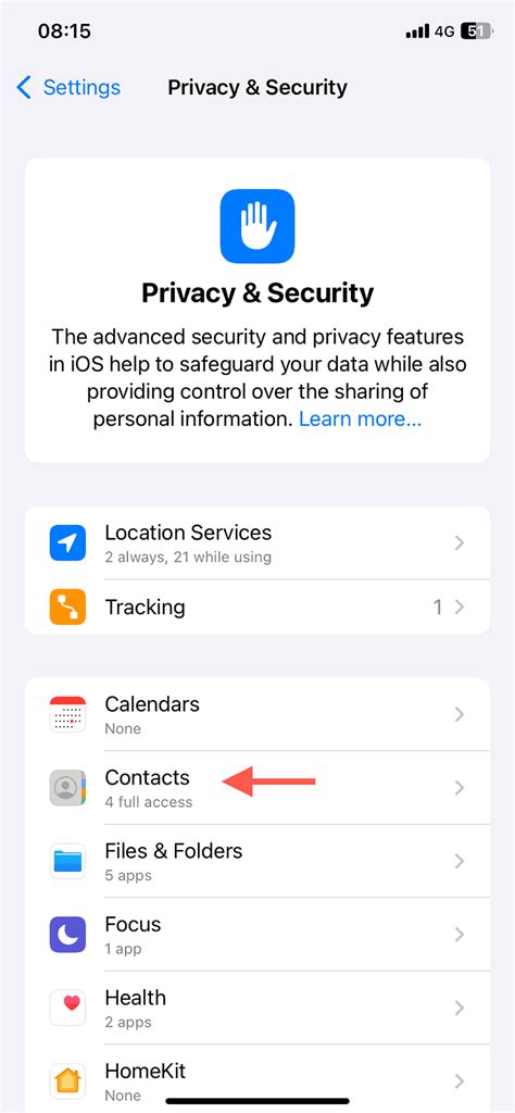 how to control contact sharing with apps in ios 18 and ipados 18 the