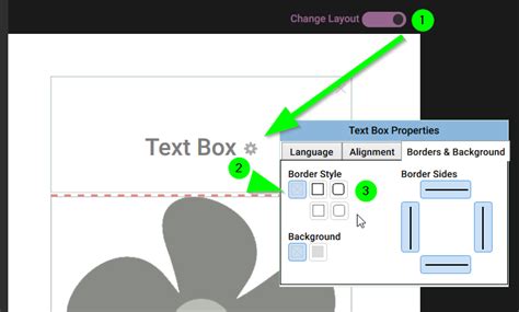 Border On Text Box And Picture Box Bloom Feature Requests SIL Language Software Community