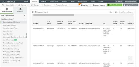 Logon Types In Active Directory Manageengine Adaudit Plus