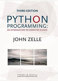 EBook PDF Python Programming An Introduction To Computer Science 3rd