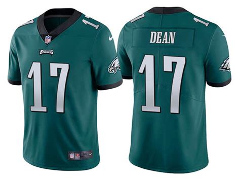 Philadelphia Eagles 17 Nakobe Dean Green Vapor Limited Jersey Tte