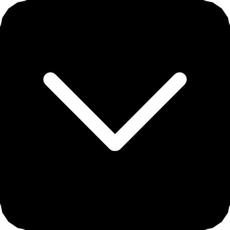 chevron down square vector svg icon svg repo