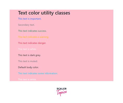 Colors And Backgrounds Scaler Topics