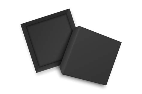 벡터 3d는 종이 검은 선물 상자를 분리하여 열었습니다 생일 새해 크리스마스 발렌타인 데이 기념일 우승자 블랙 프라이데이 판매