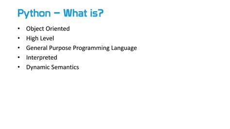 Chapter 0 Python Overview Python Programming Lecture Ppt