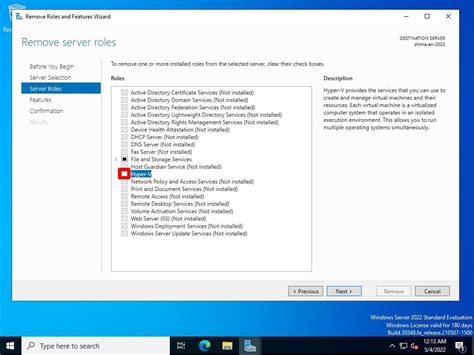 Windows Server Hyper V Enable Disable Procedure Shima System Academy