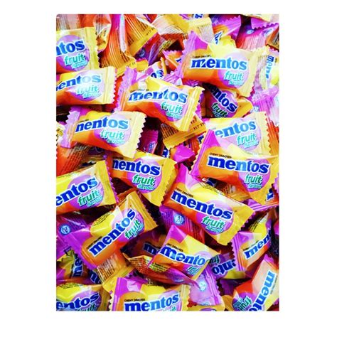 Gula Gula Candy 25pcs Mentos Chewy Candy Dragees Menthol Mint Fruits